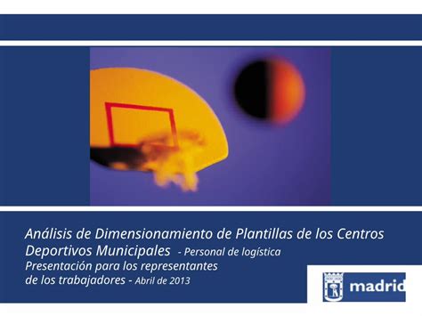 Ppt An Lisis De Dimensionamiento De Plantillas De Los Centros