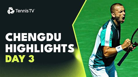 Evans Faces Safiullin Lajovic Plays Thompson Chengdu 2023 Day 3