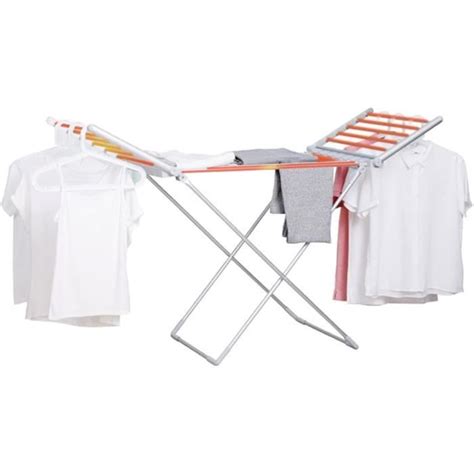 Ehskzjh Étendoir Chauffant Électrique Séchoir À Vêtements Avec Ailes