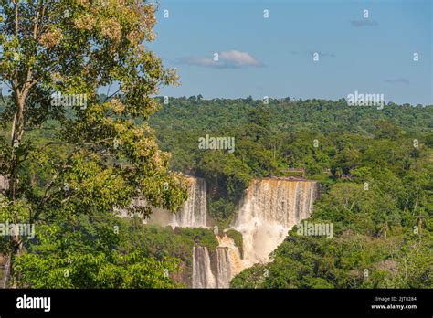 Parque Nacional Río Iguaçu en Brasil Vista de las Cataratas del Iguazú