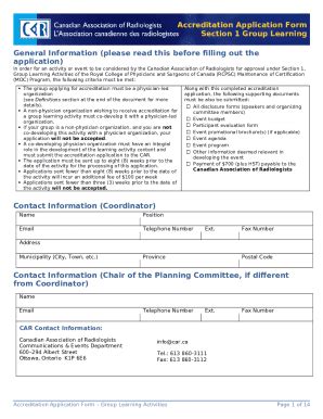 Accreditation Application Section 3 Self Nanopdf Doc Template