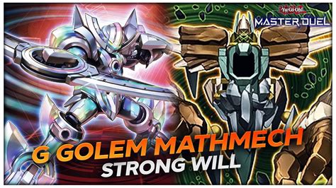 G Golem Mathmech Deck Post Strong Will Yu Gi Oh Master Duel YouTube
