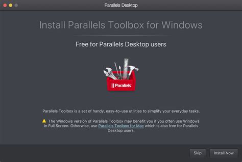 KB Parallels How Do I Turn On Parallels Toolbox Utilities From