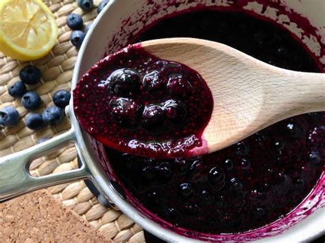Confiture De Bleuets Sans Cuisson The Vert Et Chocolat
