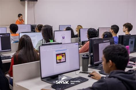 Senac oferta mais de 500 vagas em cursos gratuitos de qualificação