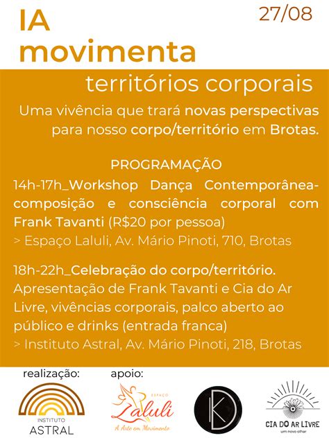 Ia Movimenta Territ Rios Corporais Instituto Astral
