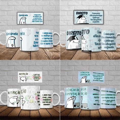 Kit digital Caneca profissão flork Brinde Elo7