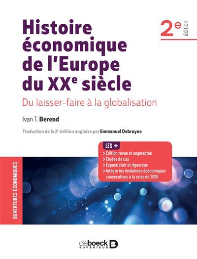 Histoire économique de l Europe du XXe siècle Du laisser faire à la