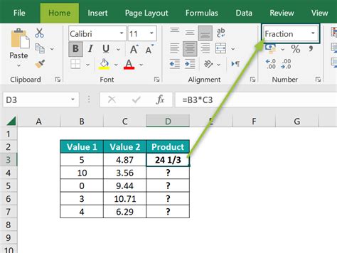 Fractions In Excel Shortcuts Examples How To Use Write