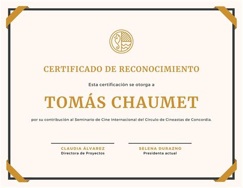 Plantillas De Certificados Gratis Para Editar Canva