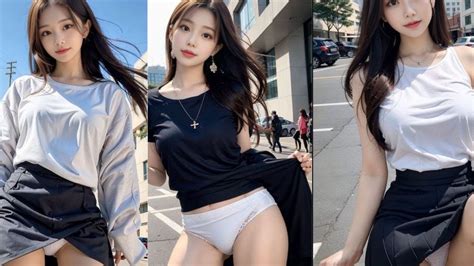 K Skirt Lift Up Ai Lookbook Upskirt Vrog Lookbook Aimodel Ai