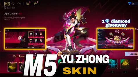 UPCOMING M5 SKINS AND EFFECTS YU ZHONG NEW M5 SKIN MOBILE LEGENDS