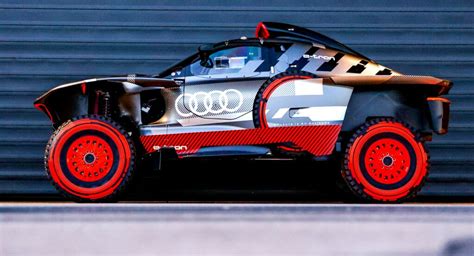 Audi Revamps Its Rs Q E Tron E Electric Driven But Gas Charged Dakar