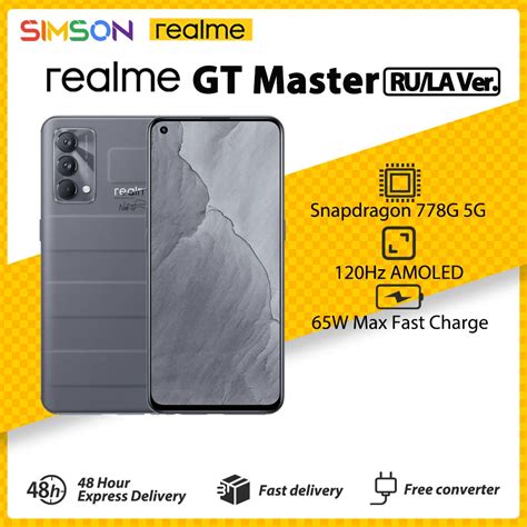 Realme teléfono inteligente GT Master Edition Smartphone con