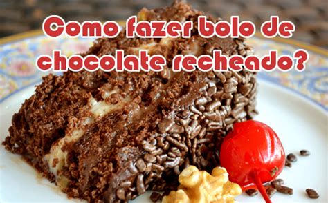 Como fazer bolo de chocolate recheio e cobertura fácil