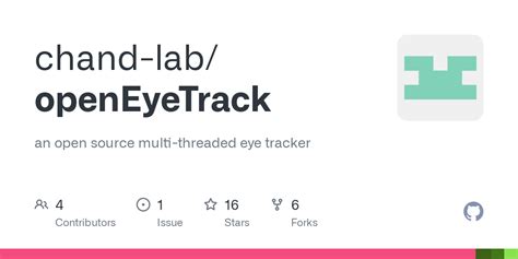 GitHub Chand Lab OpenEyeTrack An Open Source Multi Threaded Eye Tracker