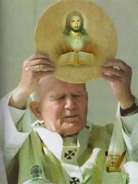 An Old Man Holding Up A Hat With The Image Of Jesus In It S Center