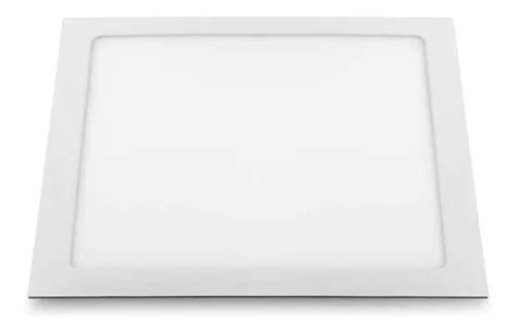 Panel De Techo Empotrado Led Cuadrado De W Grande K Blanco