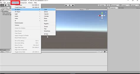 Create 3D Game Objects In Unity