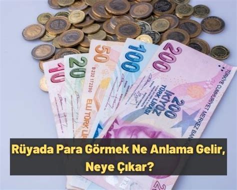Rüyada kağıt paralar görmek ne anlama gelir Rüya Tabirleri ve Anlamları