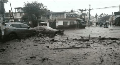 Aluvión en Ecuador Impactantes fotos del desastre que dejó escombros