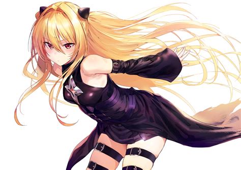 To Love Ru Digital Art Blonde Blush Golden Darkness Iku Ikuchan