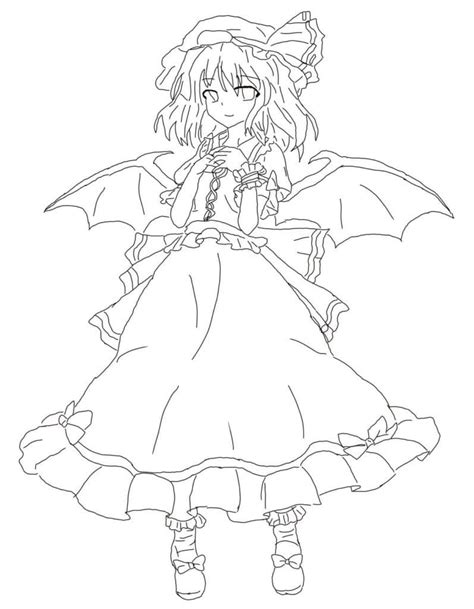 Coloriage Fille Manga Kawaii télécharger et imprimer gratuit sur