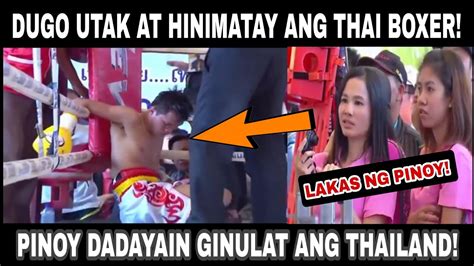 Grabe Nawalan Ng Malay At Dugo Ang Utak Ng Thailander Sa Pinoy