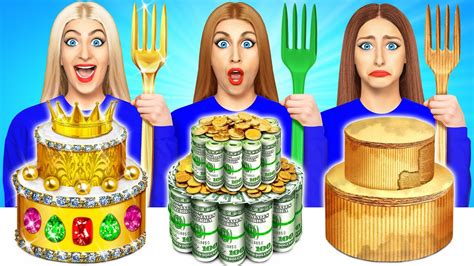 Rich Vs Broke Vs Giga Rich Food Challenge By Multi DO Challenge YouTube