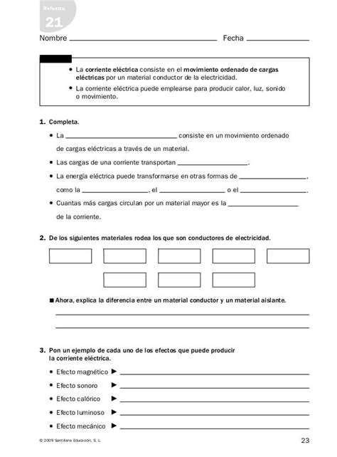Actividades de refuerzo conocimiento del medio 6º Science teacher