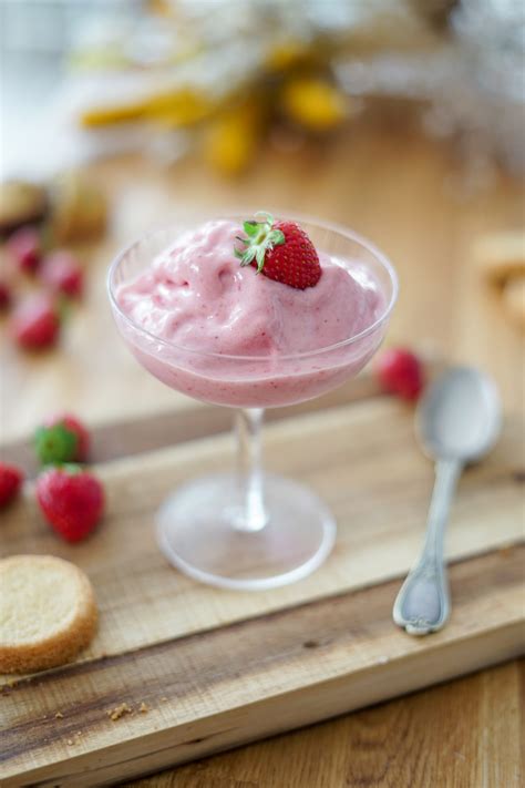 Glace à la fraise sans sorbetière Les Pépites de Noisette
