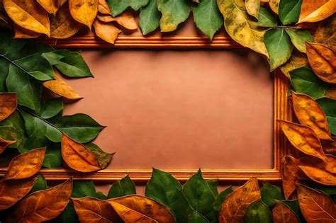 Leaves Frame Background Color Infoupdate Org