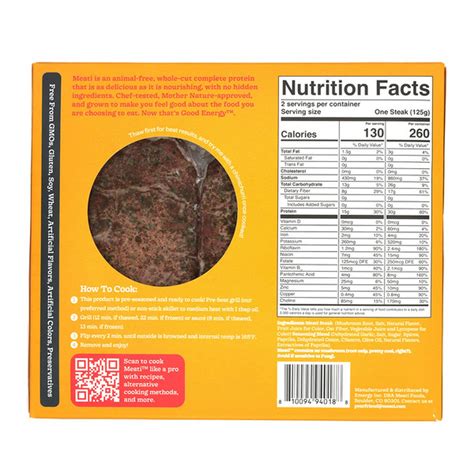Meati Foods Mushroom Root Protein Carne Asada Steaks 8 8 Oz Delivery