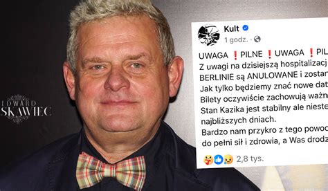 Co się dzieje z Kazikiem Kult wydał oświadczenie w sprawie