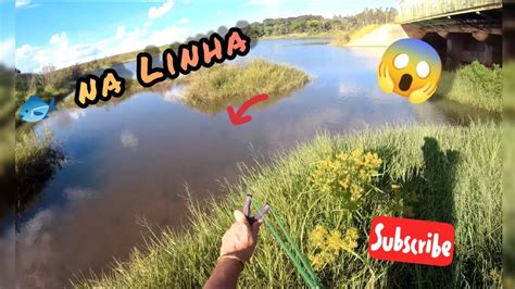 PEIXE BRUTO NA LINHA PESCA DE ESTILINGUE SLINGSHOT FISHING BRASIL