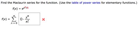 solved find the maclaurin series for the function use the