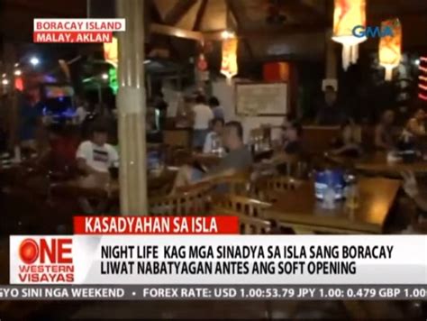 One Western Visayas Night Life Sa Boracay Nabatyagan Antes Ginbuksan