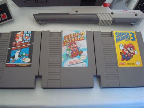 NINTENDO NES Console System Bundle NEW 72 PIN Games Super Mario 1 2 3