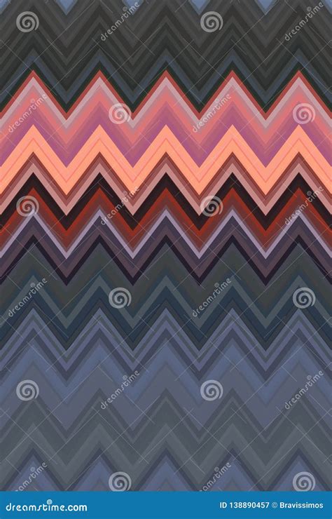 Tendencias Del Fondo Del Arte Abstracto Del Modelo De Zigzag De Chevron