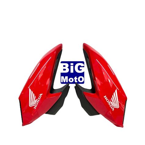 Par Aba Do Tanque CG Fan 160 2022 2023 2024 Vermelho Perolizado