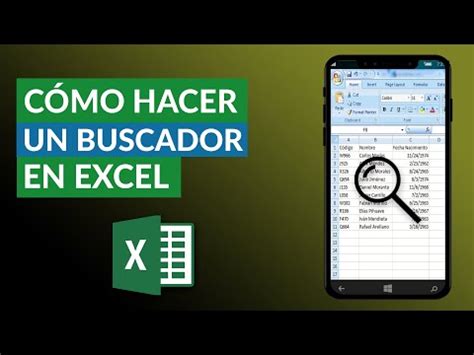 C Mo Crear Un Buscador En Excel Excel Data Finder Magazine