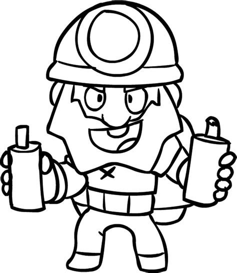 Coloring Dynamik From Brawl Stars To Print For Free