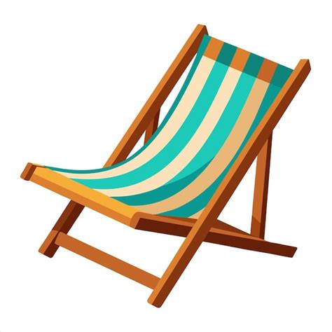 Silla De Playa Vector Premium