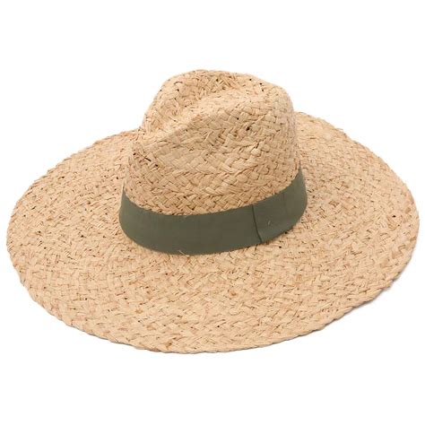 Chapeau de paille panama bord large La boutique bohème