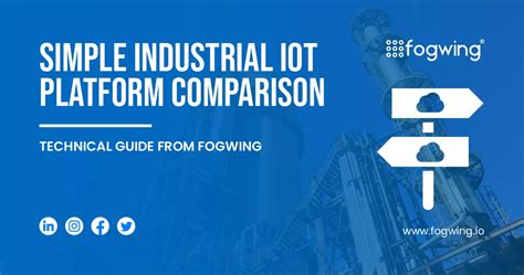 Industrial Iot Platform Comparison Fogwing Io