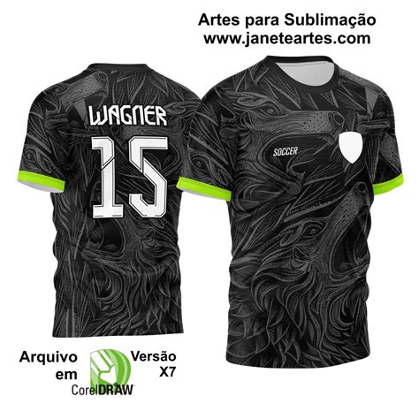 Arte Vetor Camisa Interclasse Jogos Internos 2024 Lobos Janete