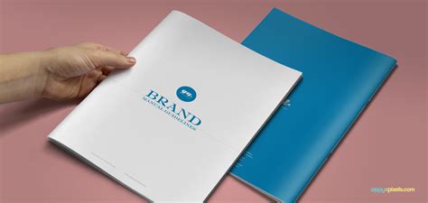 The Minimalistic Brand Guidelines Template On Behance
