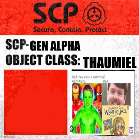 Scp Label Template Keter Imgflip