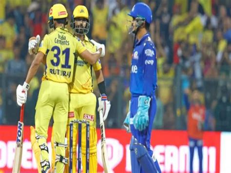 Mumbai Indians Vs Chennai Super Kings 12th Match Ipl 2023 MI Vs CSK