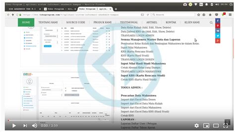 source code sistem informasi akademik kampus berbasis web dengan php gratis